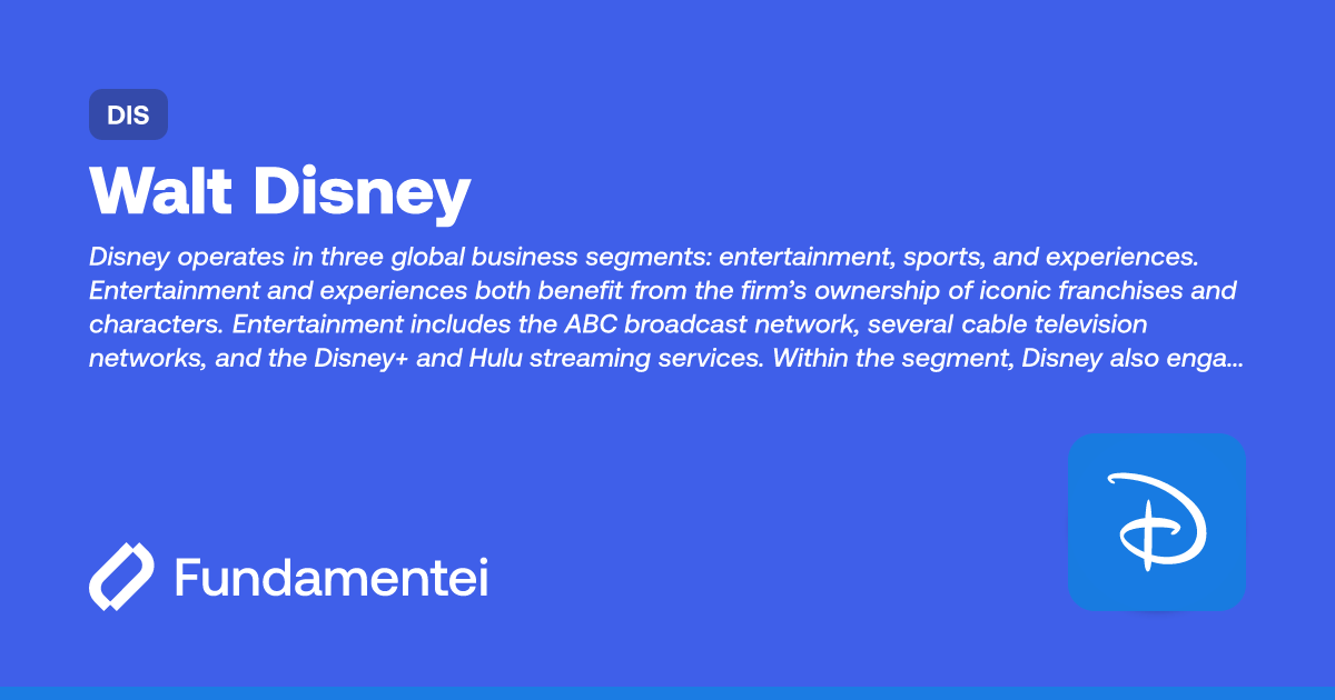 DIS - Walt Disney | Financials | Fundamentei