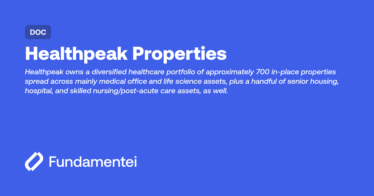 DOC - Healthpeak Properties | Financials | Fundamentei