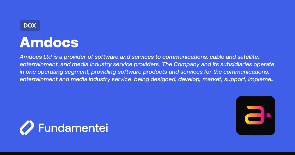 DOX - Amdocs | Fundamentei