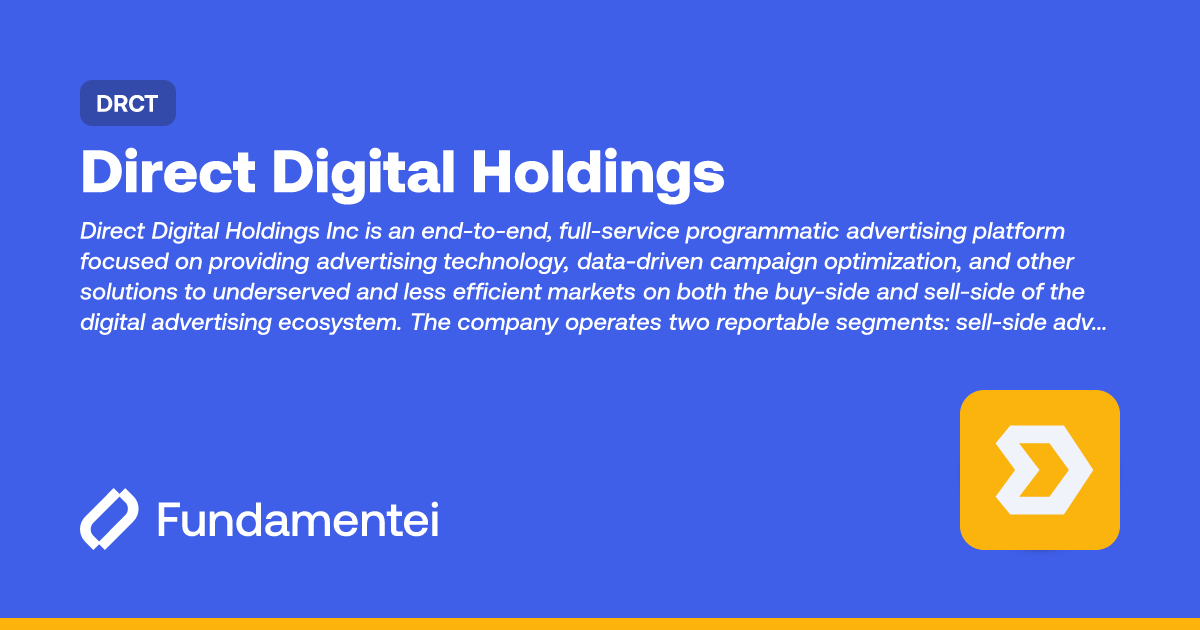 DRCT - Direct Digital Holdings | Fundamentei