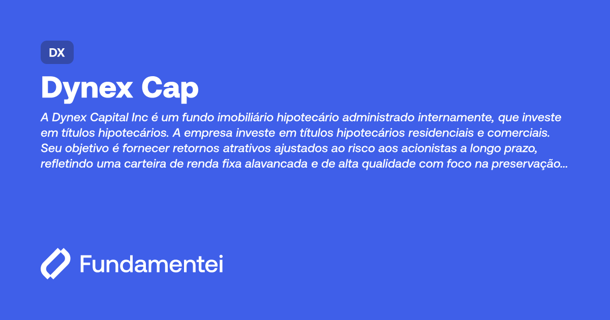 DX - Dynex Cap | Fundamentei