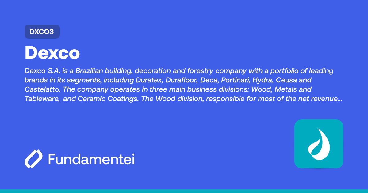 DXCO3 - Dexco | Fundamentei