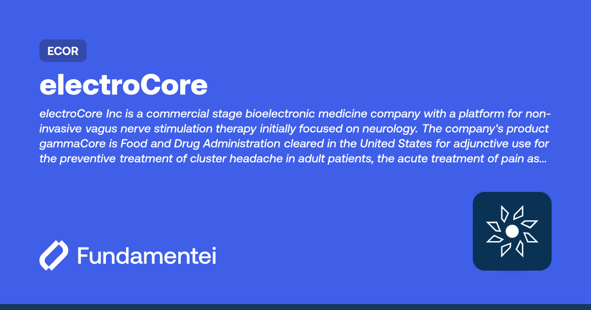 ECOR - electroCore | Fundamentei