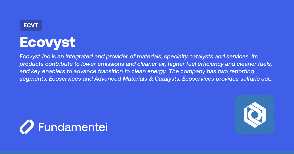 ECVT - Valuation | Fundamentei