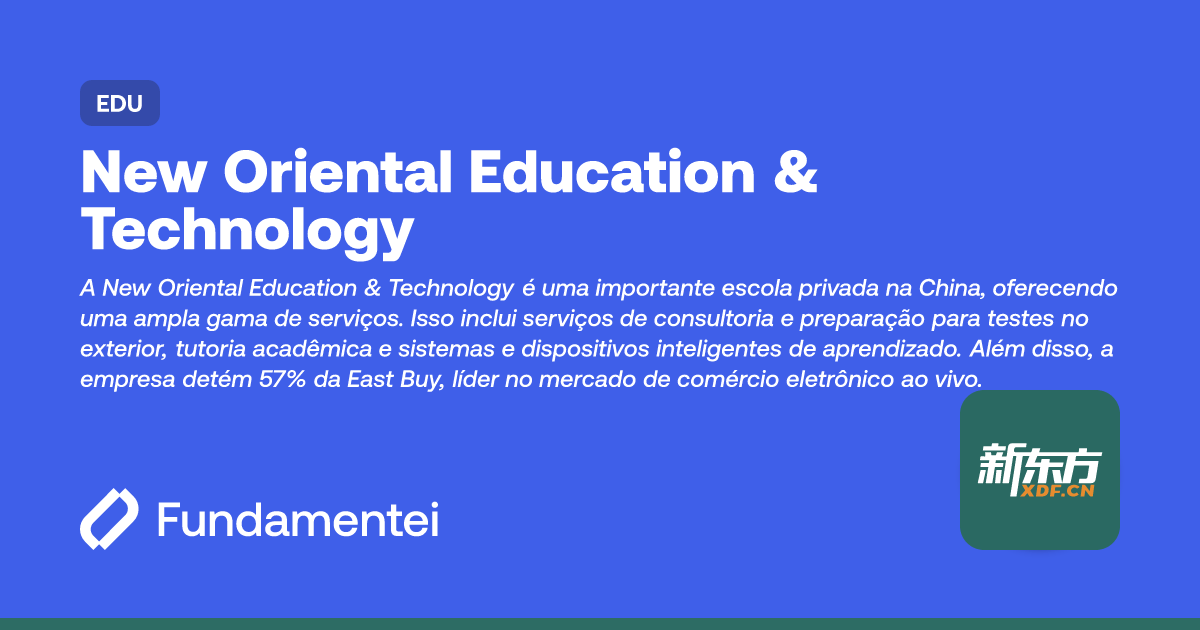 EDU - New Oriental Education | Fundamentei