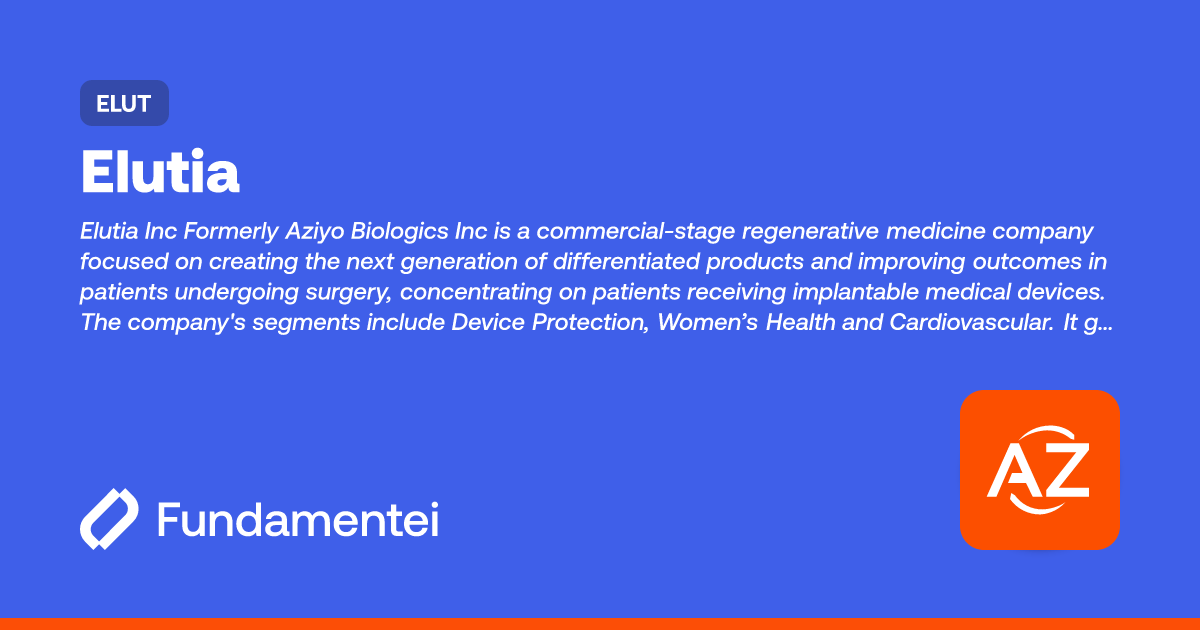 ELUT - Elutia | Fundamentei