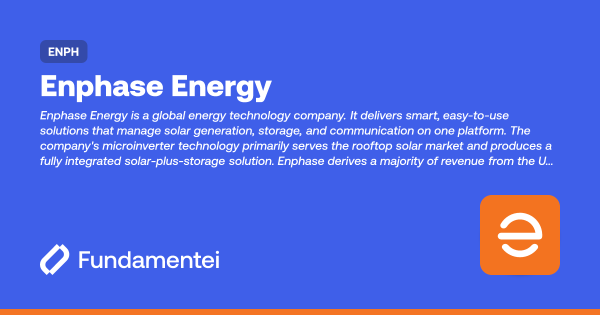 ENPH - Enphase Energy | KPIs | Fundamentei