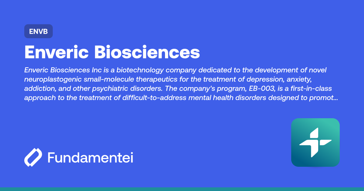 ENVB - Valuation | Fundamentei