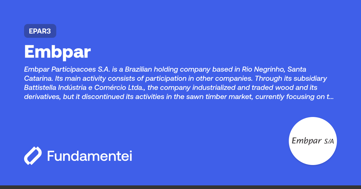 EPAR3 - Embpar | Fundamentei