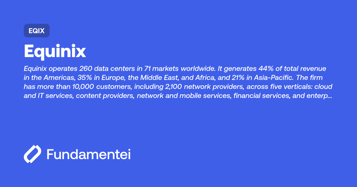 EQIX - Valuation | Fundamentei