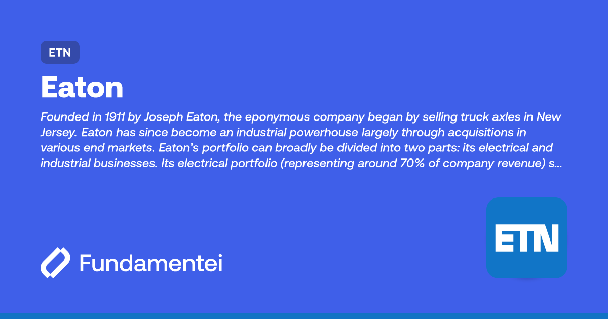 ETN - Valuation | Fundamentei