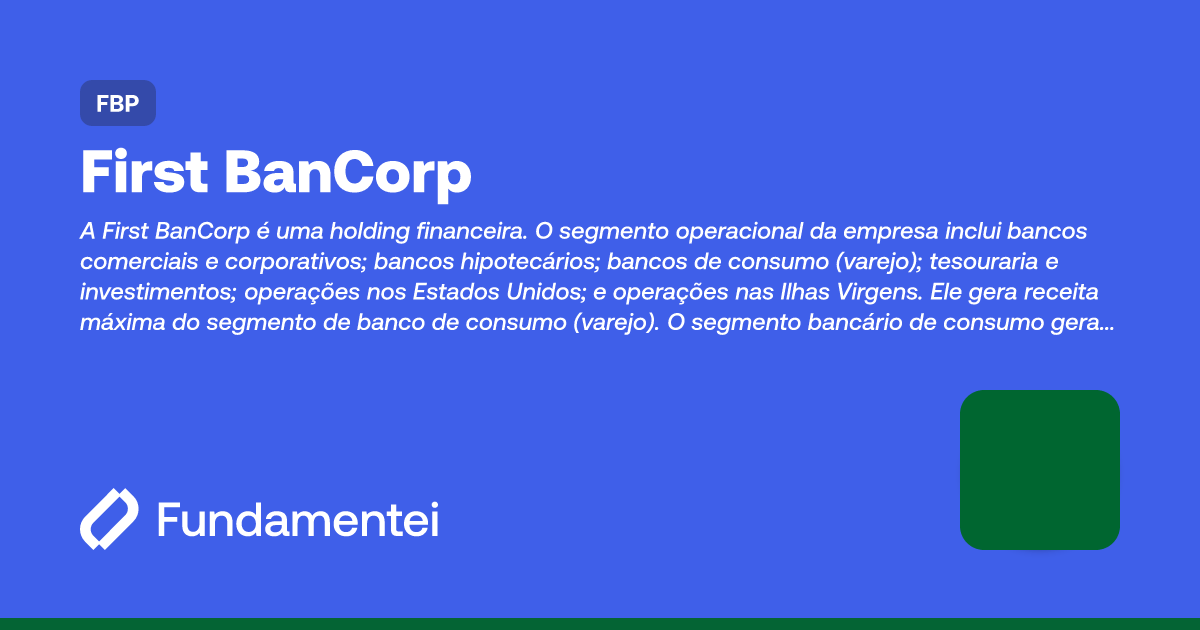 FBP - First BanCorp | Fundamentei