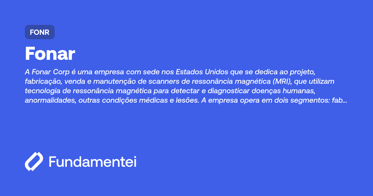 FONR - Fonar | Fundamentei