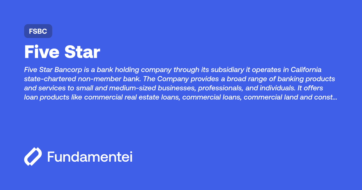 FSBC - Valuation | Fundamentei