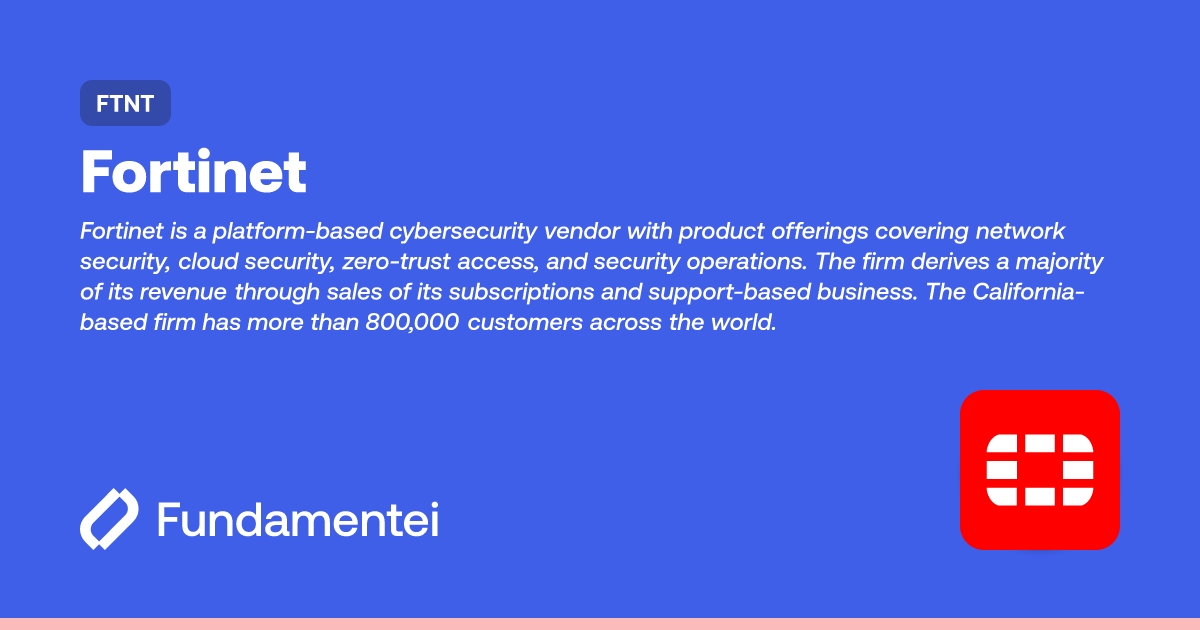 FTNT - Fortinet | KPIs | Fundamentei