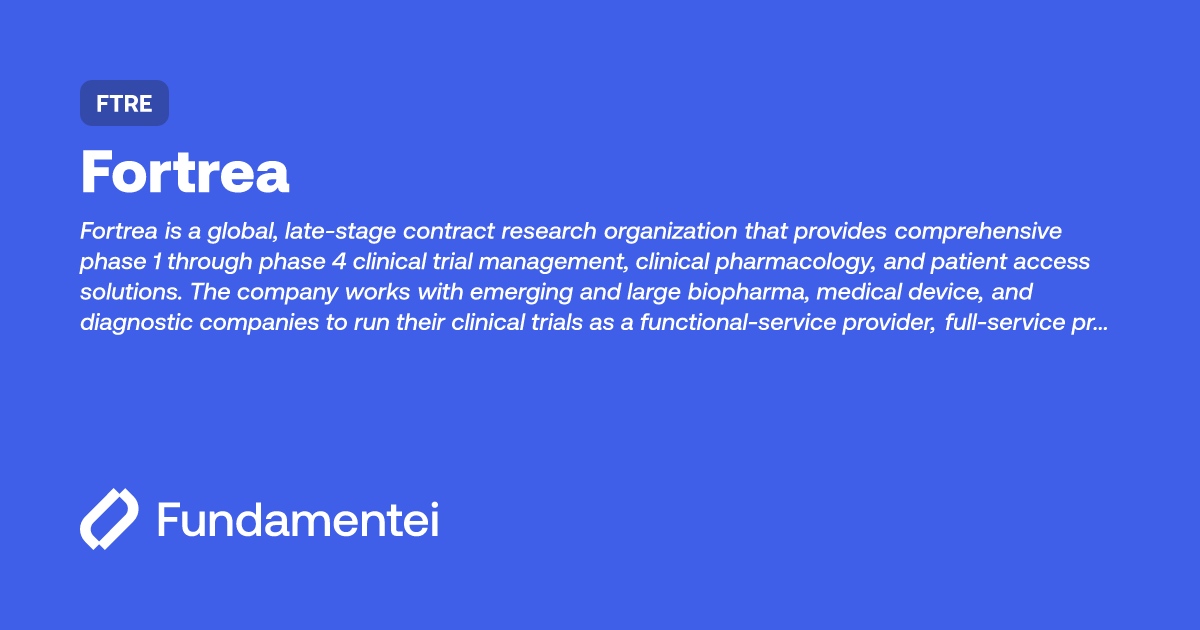 FTRE - Fortrea Holdings | Fundamentei