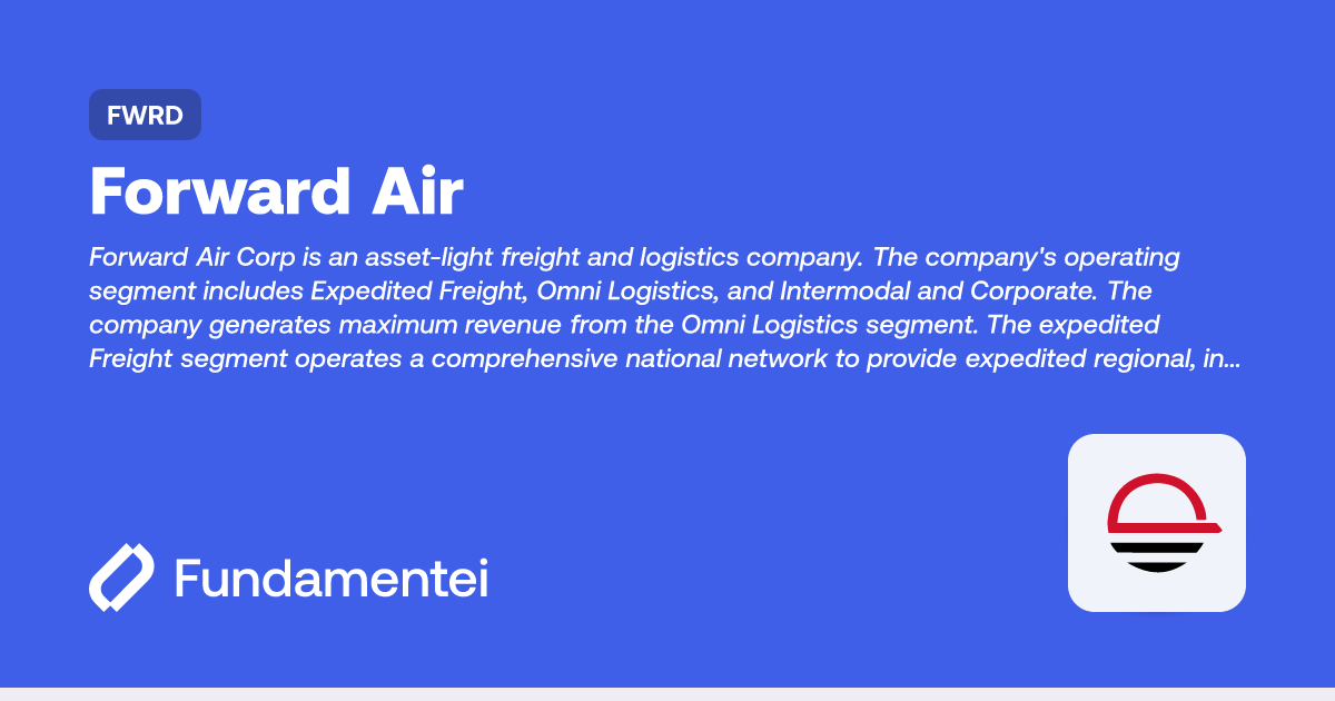 FWRD - Forward Air | Fundamentei
