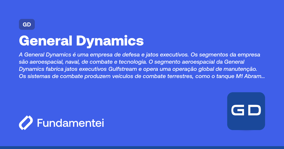 GD - General Dynamics | Fundamentei