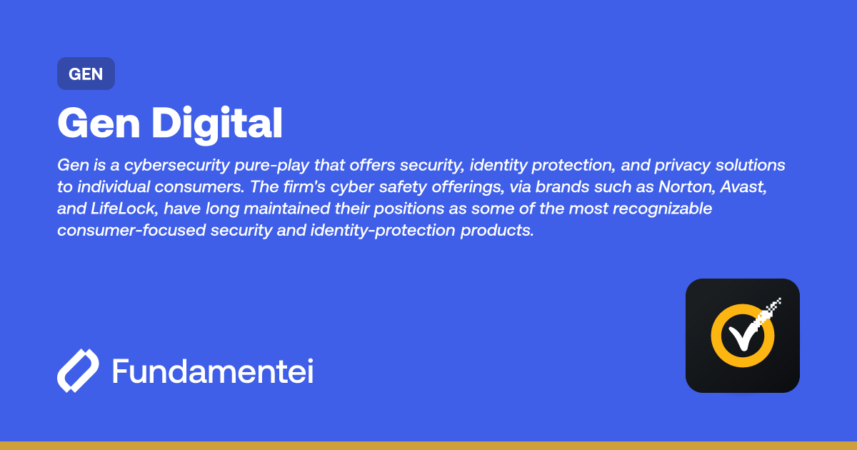 GEN - Gen Digital | Fundamentei