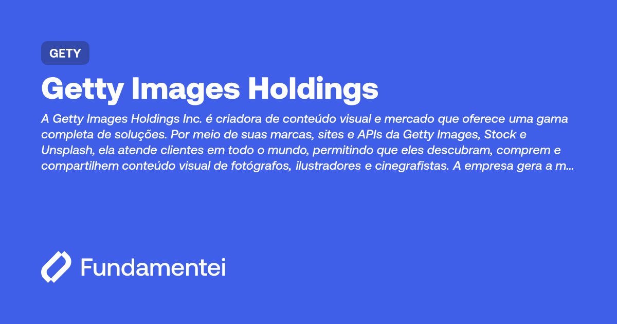 GETY - Getty Images Holdings | Fundamentei