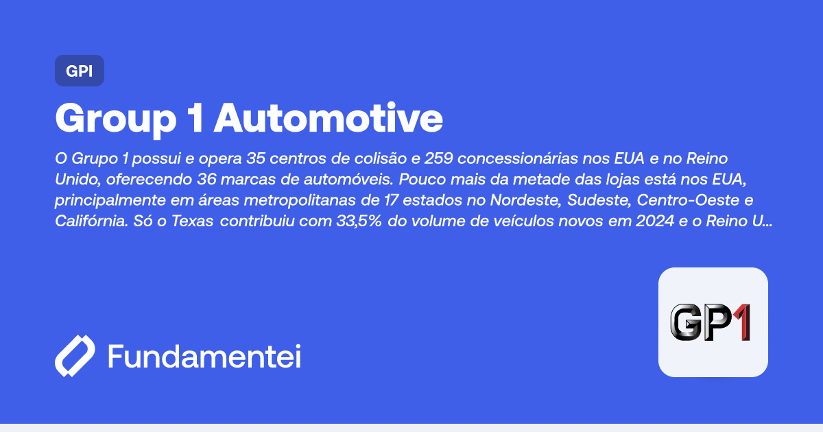 GPI - Group 1 Automotive | Fundamentei