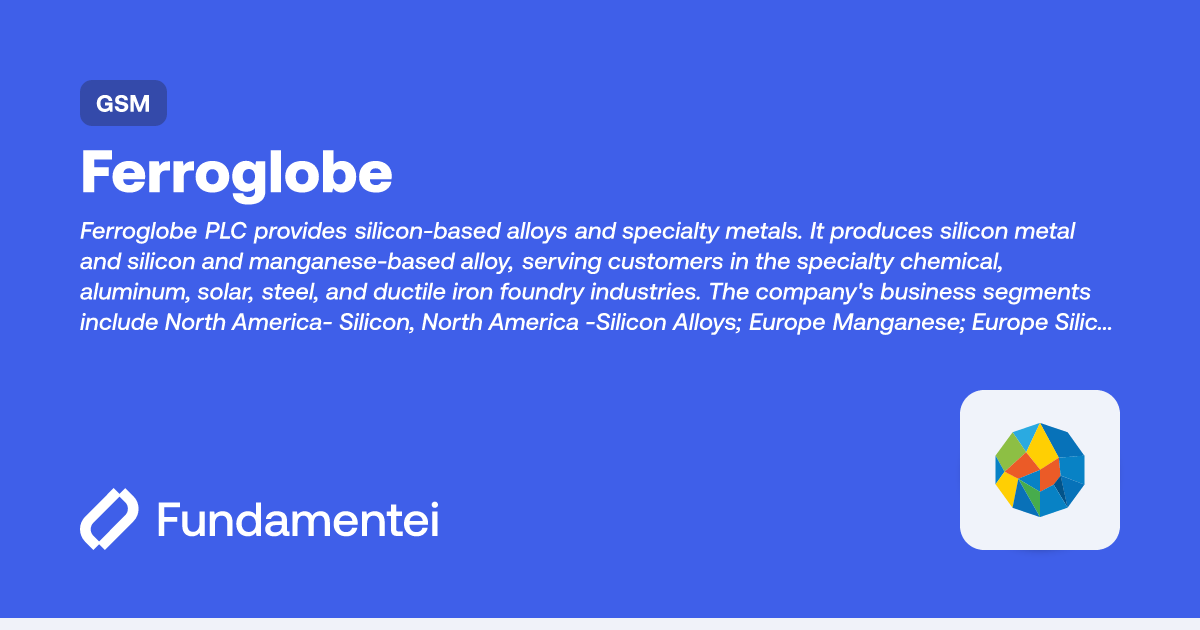 GSM - Ferroglobe | Fundamentei