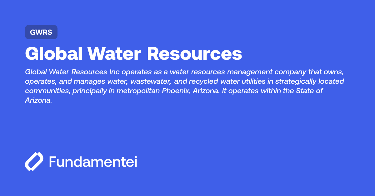 GWRS - Global Water Resources | Fundamentei