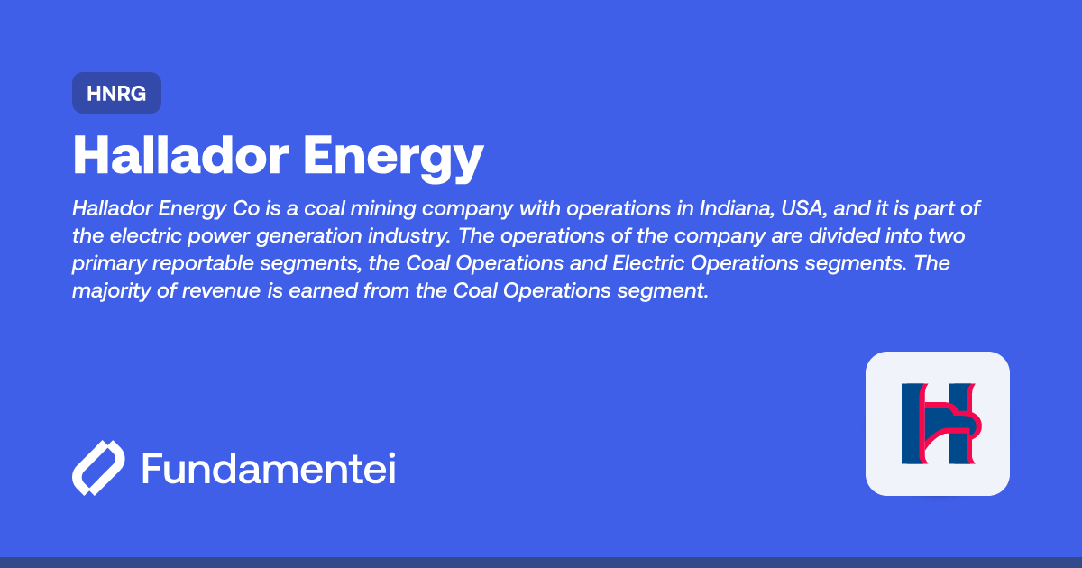 HNRG - Hallador Energy | Fundamentei