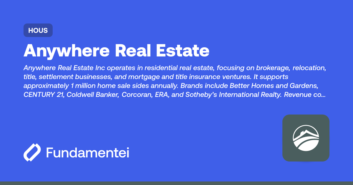 HOUS - Anywhere Real Estate | Fundamentei