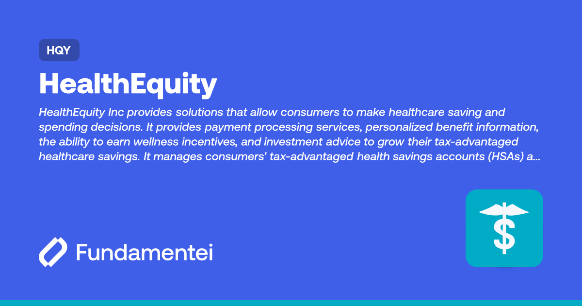 HQY - HealthEquity | Fundamentei