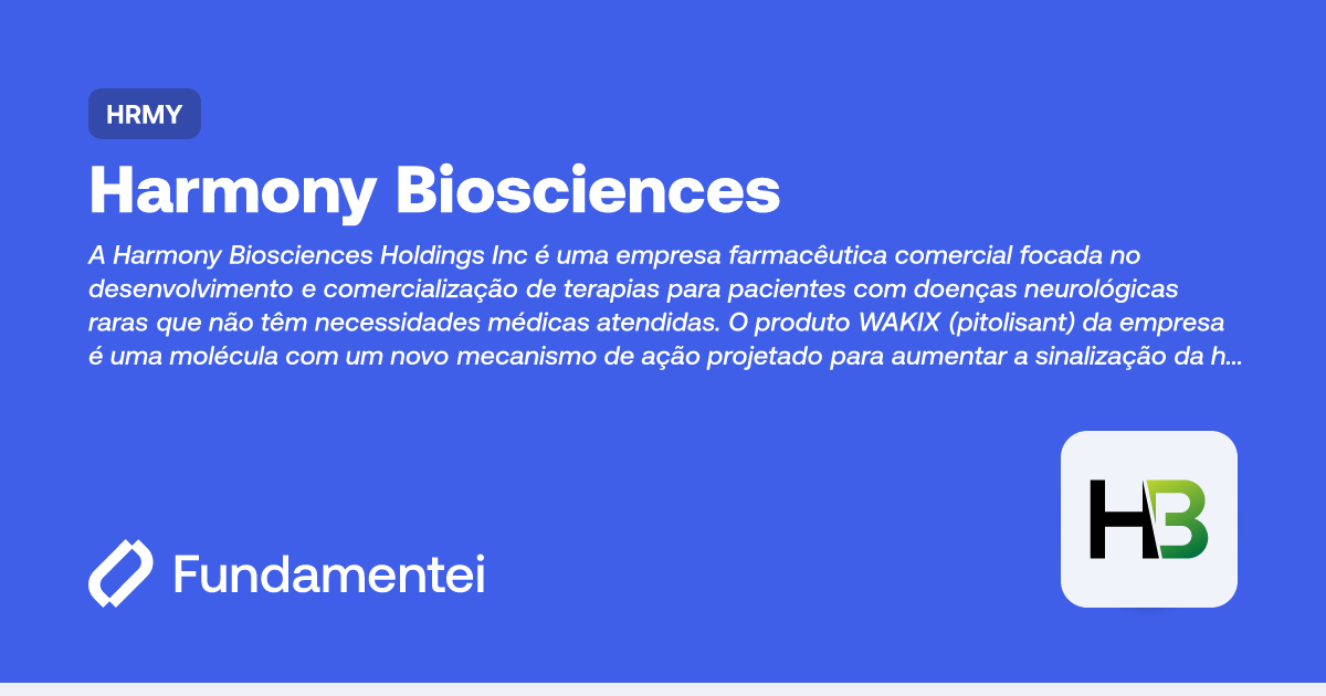 HRMY - Harmony Biosciences | Fundamentei