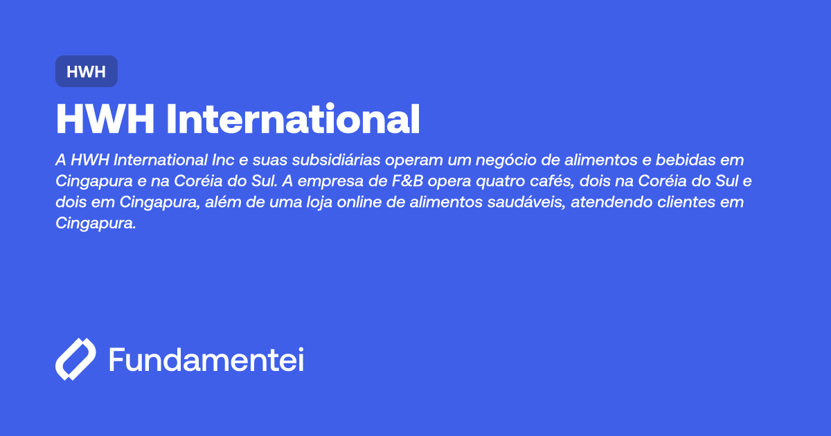 HWH - HWH International | Fundamentei