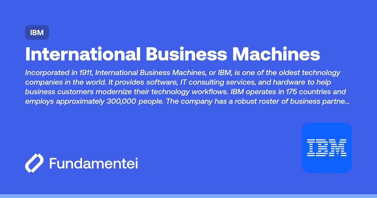 IBM - Valuation | Fundamentei