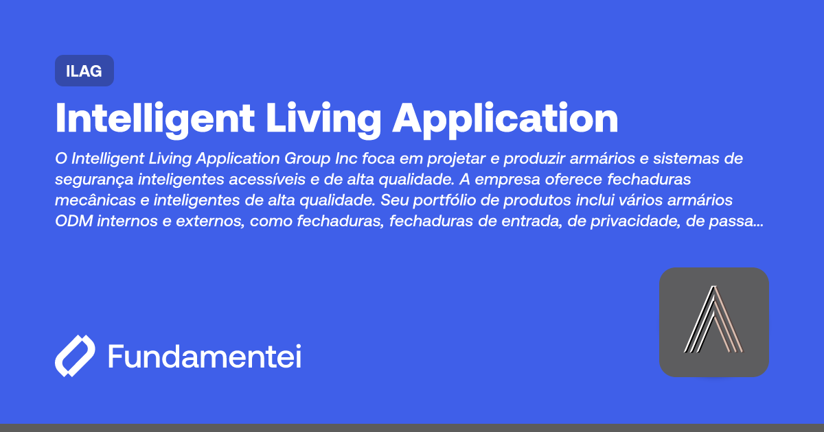 ILAG - Intelligent Living Application | Fundamentei