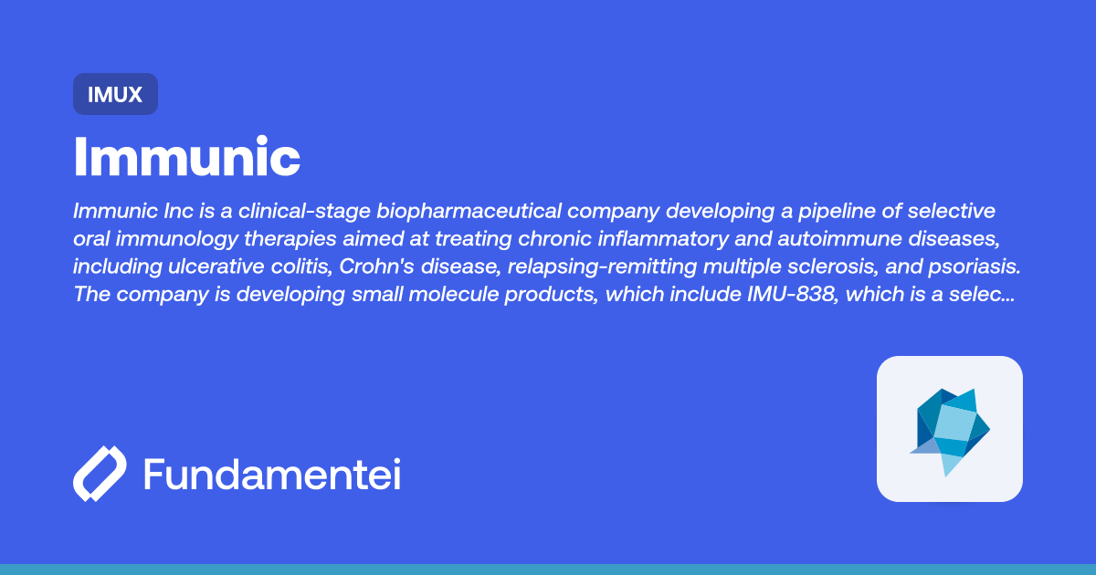 IMUX - Immunic | Fundamentei
