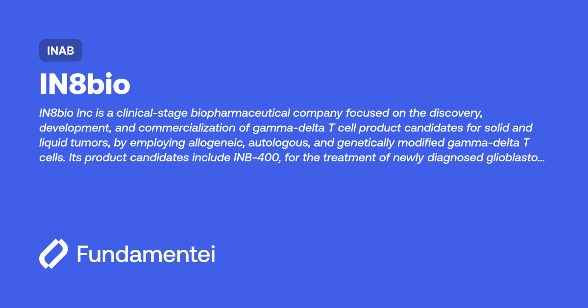 INAB - IN8bio | Fundamentei