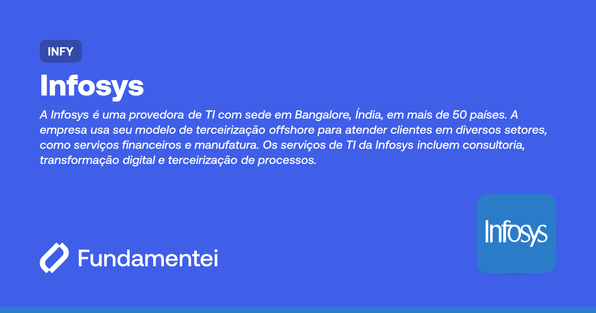 INFY - Infosys | Balanços | Fundamentei