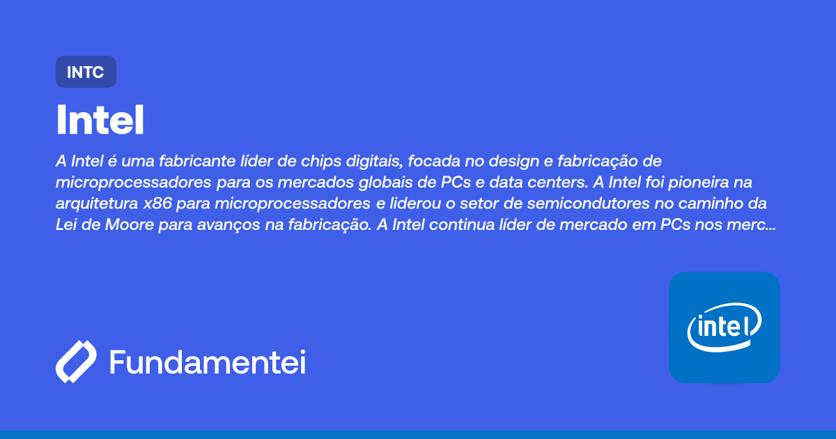 INTC - Intel | Balanços | Fundamentei