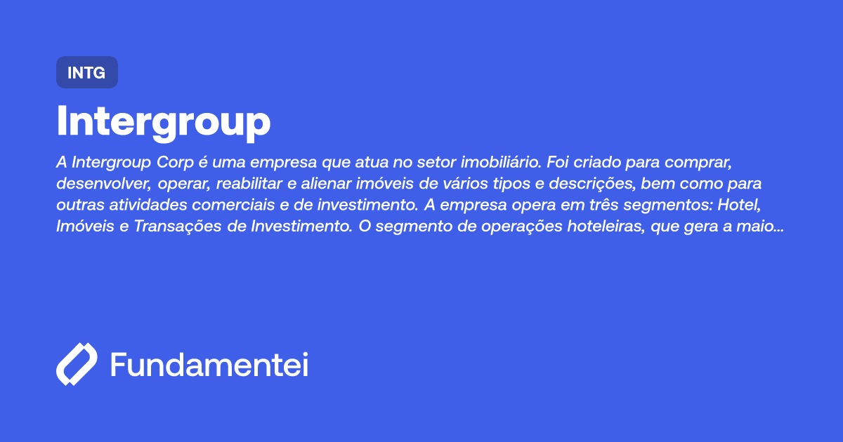 INTG - Intergroup | Fundamentei