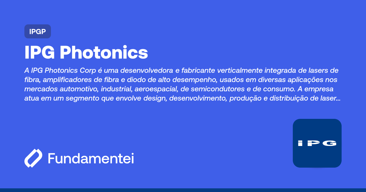 IPGP - IPG Photonics | KPIs | Fundamentei