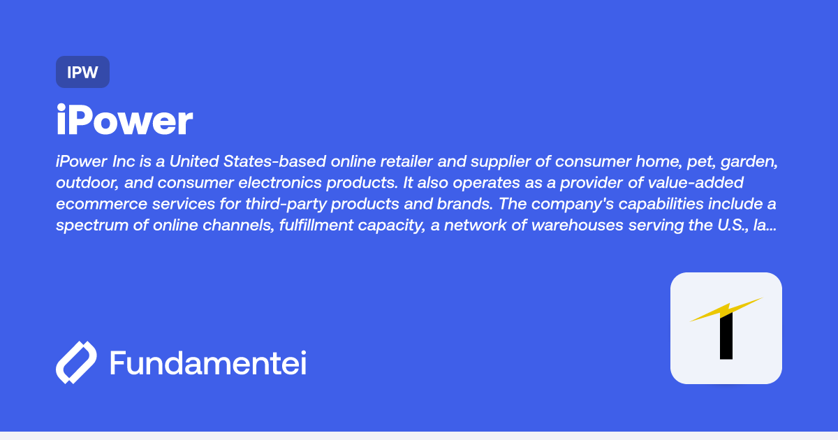 IPW - iPower | Fundamentei