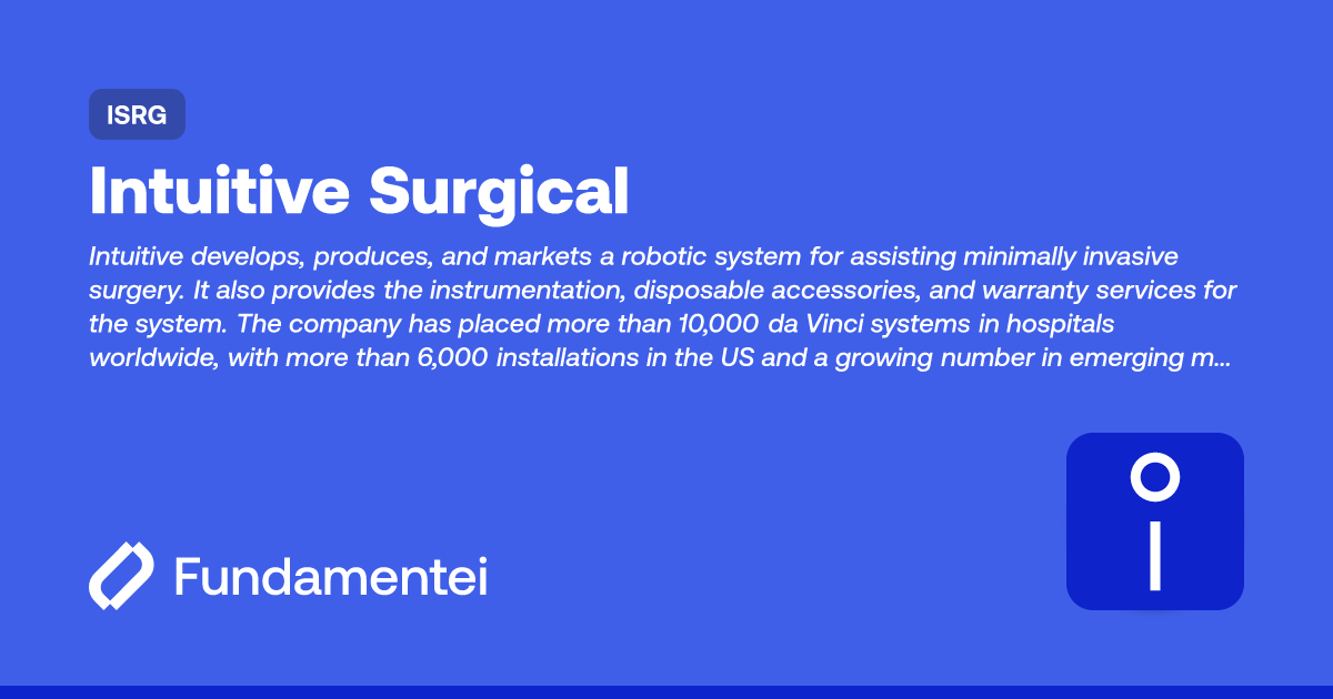 ISRG - Intuitive Surgical | Fundamentei