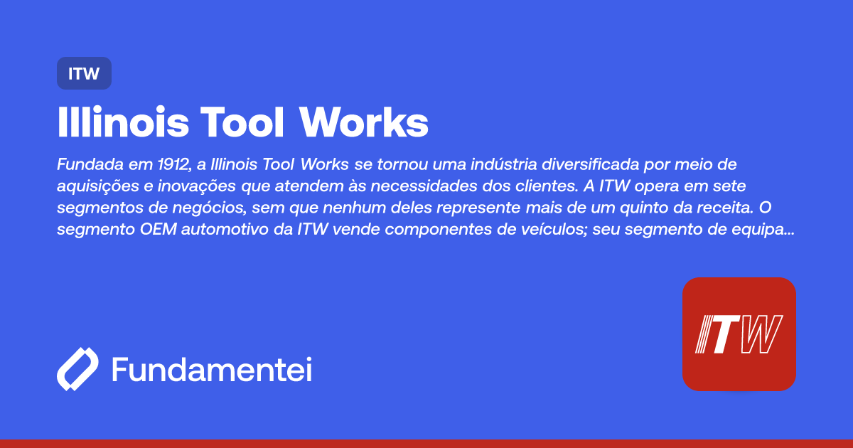 ITW - Illinois Tool Works | Fundamentei