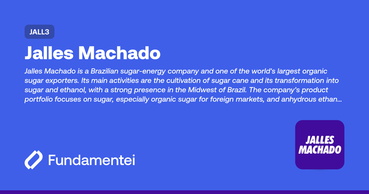 JALL3 - Jalles Machado | Fundamentei