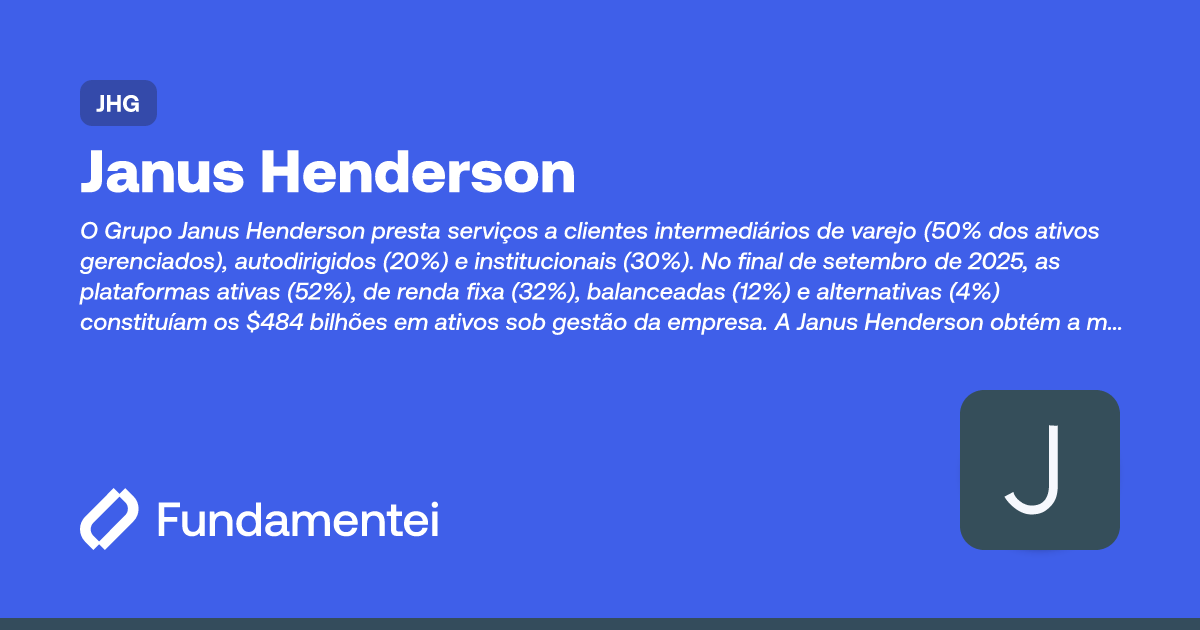 JHG - Janus Henderson Group | Fundamentei