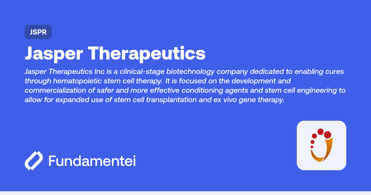 JSPR - Jasper Therapeutics | Fundamentei
