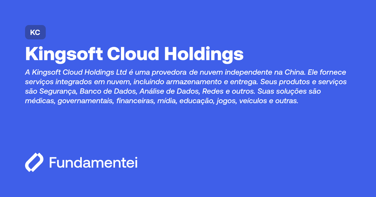 KC - Kingsoft Cloud Hldgs | Fundamentei