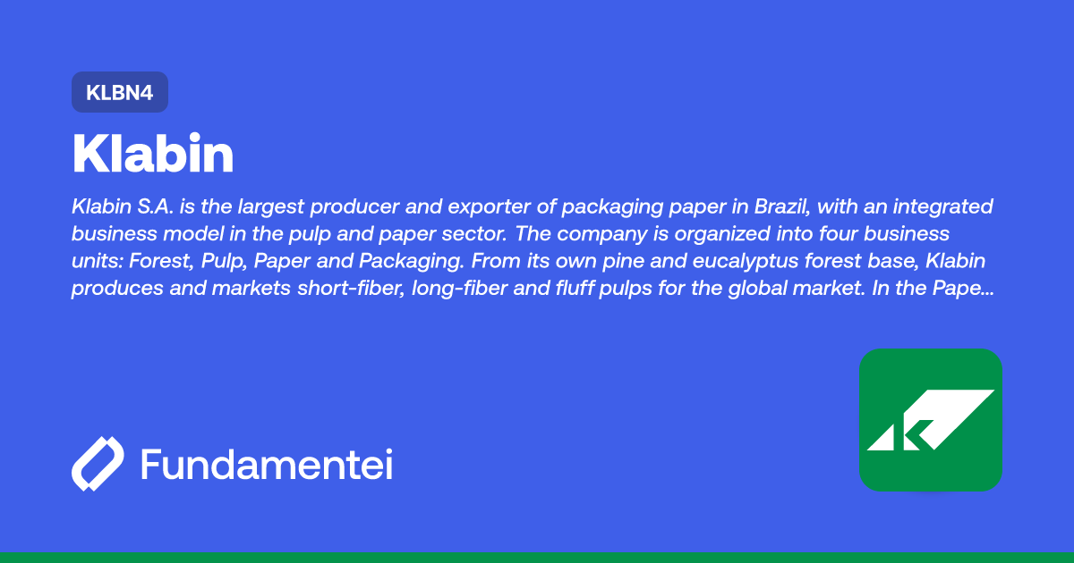 KLBN4 - Valuation | Fundamentei