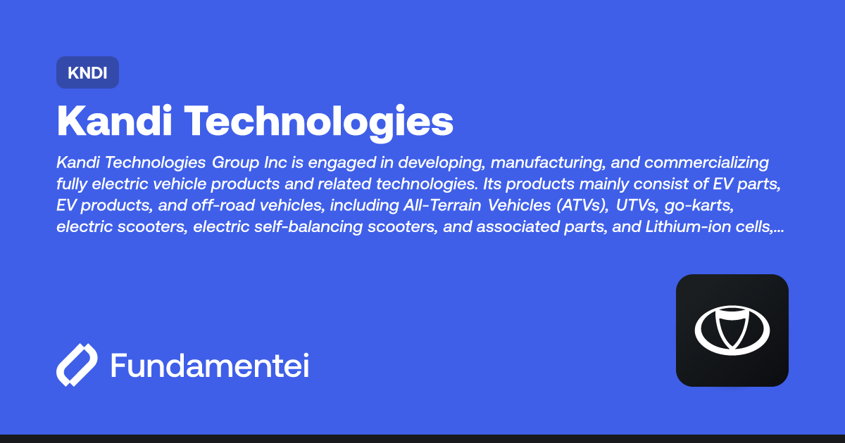 KNDI - Valuation | Fundamentei