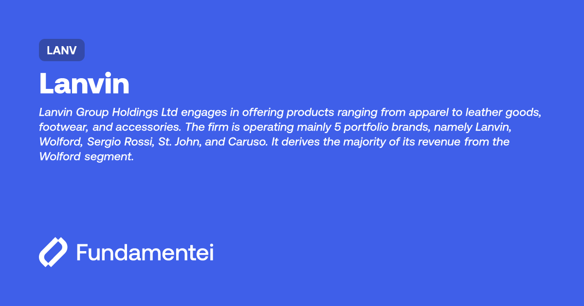 LANV - Lanvin Gr Hldgs | Fundamentei